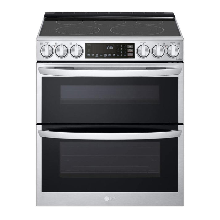 LTEL7337F LG 7.3 cu. ft. Smart Double Oven Slide-In Electric Range wit ...