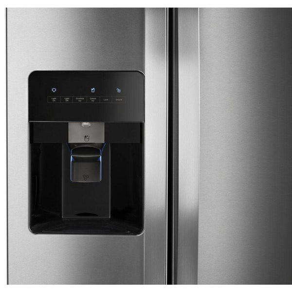 WRS315SDHZ Whirlpool 24.6-cu ft Side-by-Side Refrigerator with Ice Mak ...
