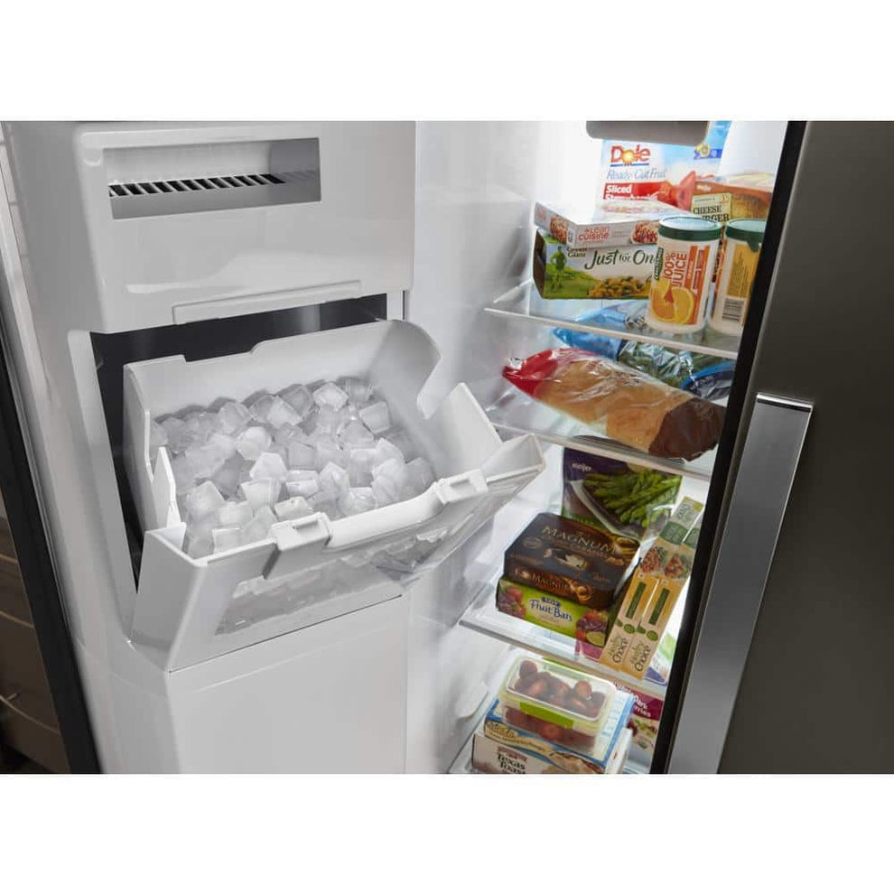 WRS588FIHZ Whirlpool 28.4-cu ft Side-by-Side Refrigerator with Ice Mak ...